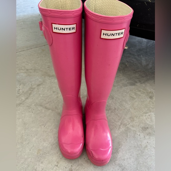 Hunter | Shoes | Womens Pink Tall Hunter Boots | Poshmark